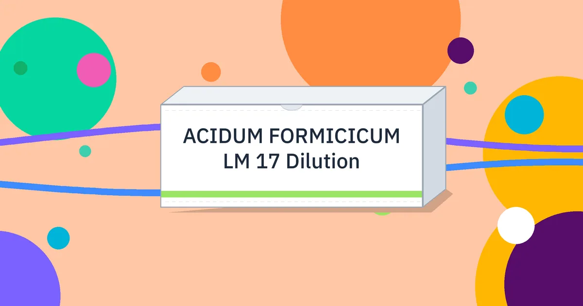 Symbolbild: Packung mit der Aufschrift ACIDUM FORMICICUM LM 17 Dilution (PZN 12751964) – Verfügbarkeit und Bezug in Apotheken in Frankfurt am Main