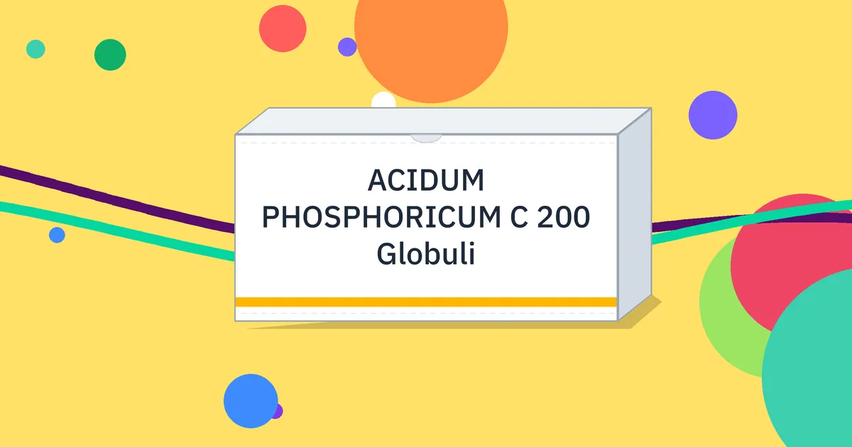 Symbolbild: Packung mit der Aufschrift ACIDUM PHOSPHORICUM C 200 Globuli (PZN 04201103) – Verfügbarkeit und Bezug in Apotheken in Frankfurt am Main