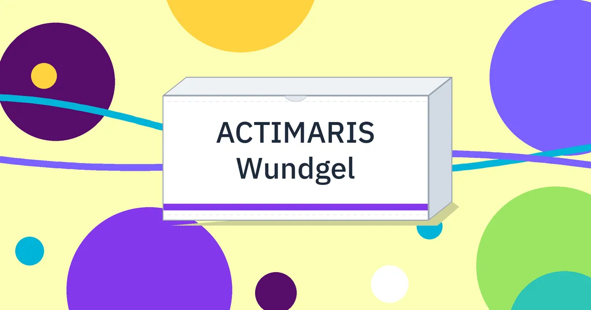 Symbolbild: Packung mit der Aufschrift ACTIMARIS Wundgel (PZN 16864470) – Verfügbarkeit und Bezug in Apotheken in Frankfurt am Main