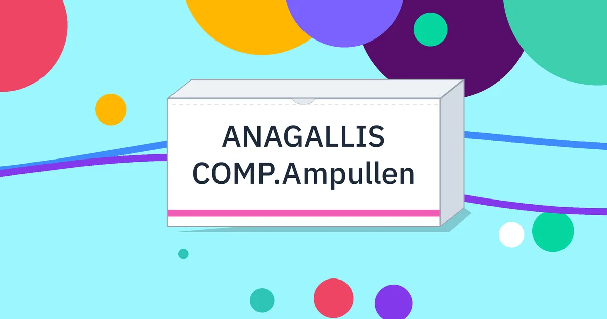 Symbolbild: Packung mit der Aufschrift ANAGALLIS COMP.Ampullen (PZN 01750536) – Verfügbarkeit und Bezug in Apotheken in Frankfurt am Main