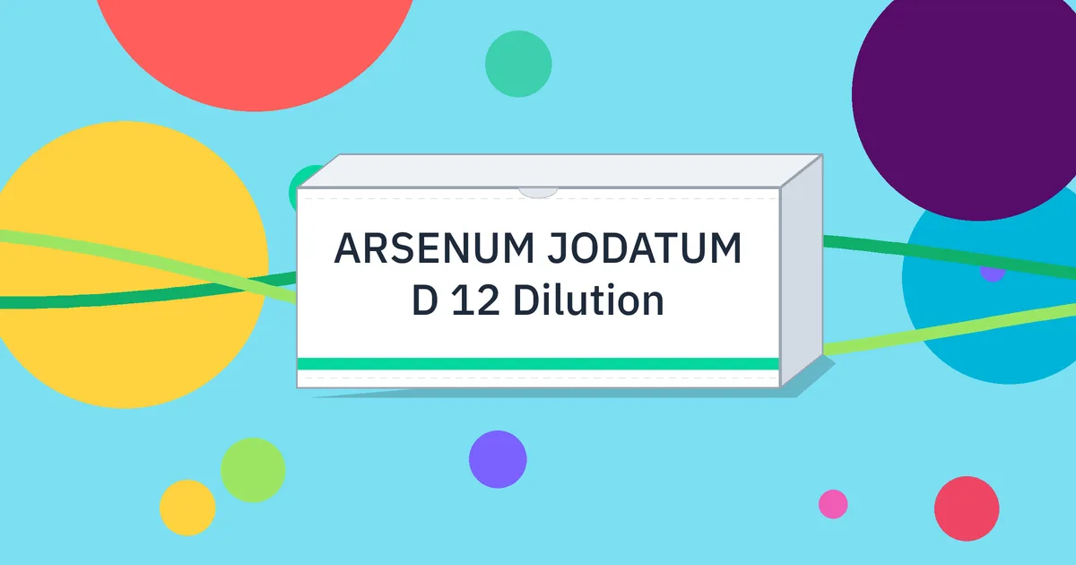 Symbolbild: Packung mit der Aufschrift ARSENUM JODATUM D 12 Dilution (PZN 02893918) – Verfügbarkeit und Bezug in Apotheken in Frankfurt am Main