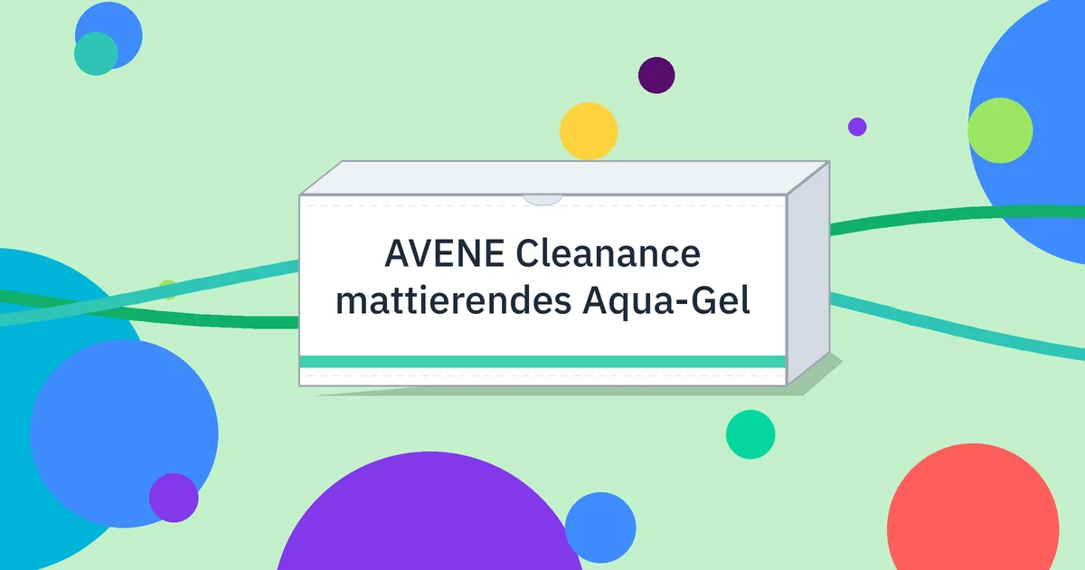 Symbolbild: Packung mit der Aufschrift AVENE Cleanance mattierendes Aqua-Gel (PZN 18436241) – Verfügbarkeit und Bezug in Apotheken in Frankfurt am Main