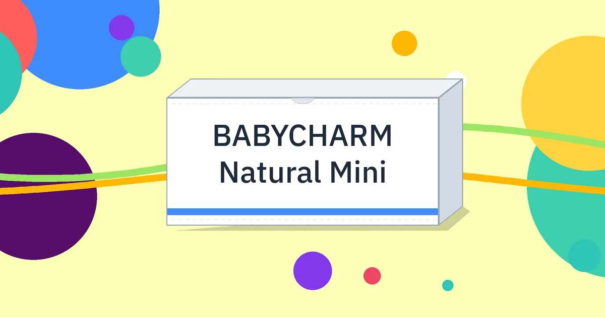 Symbolbild: Packung mit der Aufschrift BABYCHARM Natural Mini (PZN 07549887) – Verfügbarkeit und Bezug in Apotheken in Frankfurt am Main