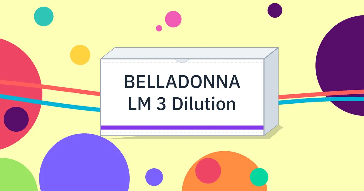 Symbolbild: Packung mit der Aufschrift BELLADONNA LM 3 Dilution (PZN 12791076) – Verfügbarkeit und Bezug in Apotheken in Frankfurt am Main