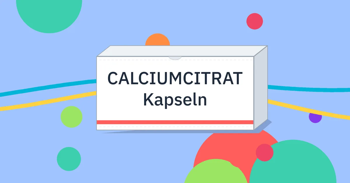 Symbolbild: Packung mit der Aufschrift CALCIUMCITRAT Kapseln (PZN 10087203) – Verfügbarkeit und Bezug in Apotheken in Frankfurt am Main