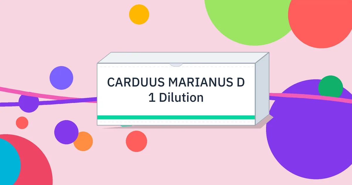 Symbolbild: Packung mit der Aufschrift CARDUUS MARIANUS D 1 Dilution (PZN 02610004) – Verfügbarkeit und Bezug in Apotheken in Frankfurt am Main