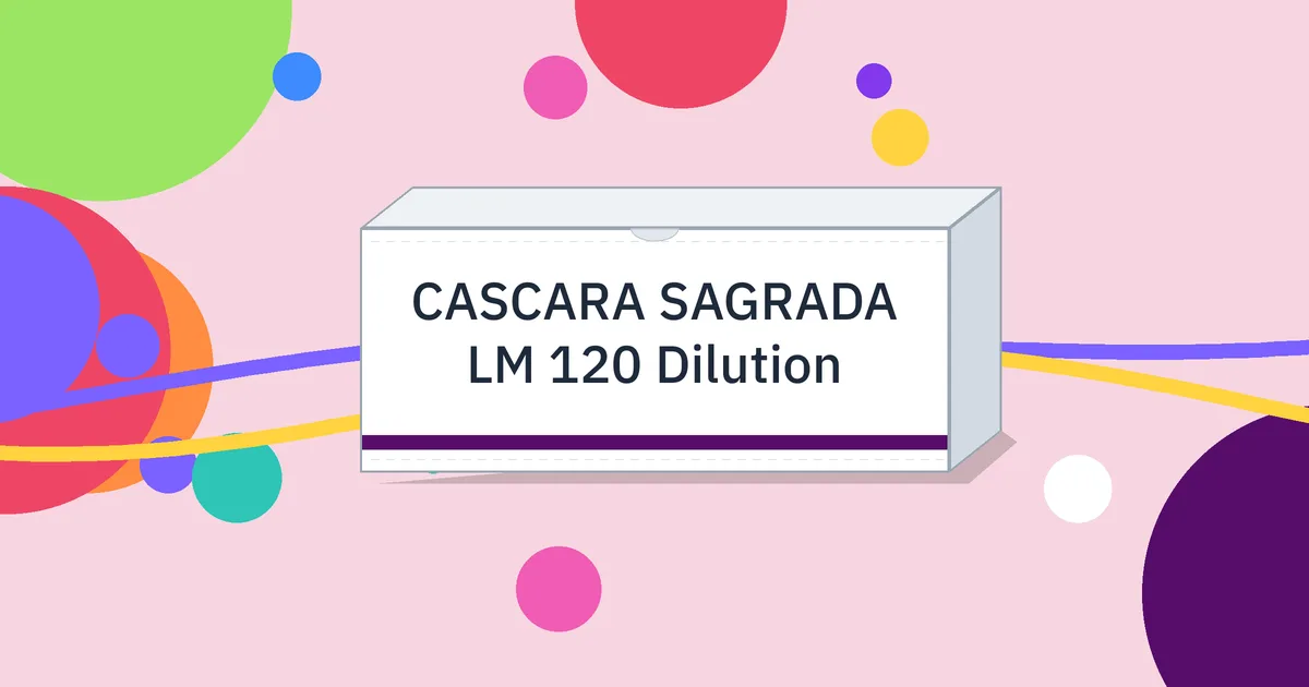 Symbolbild: Packung mit der Aufschrift CASCARA SAGRADA LM 120 Dilution (PZN 13433226) – Verfügbarkeit und Bezug in Apotheken in Frankfurt am Main
