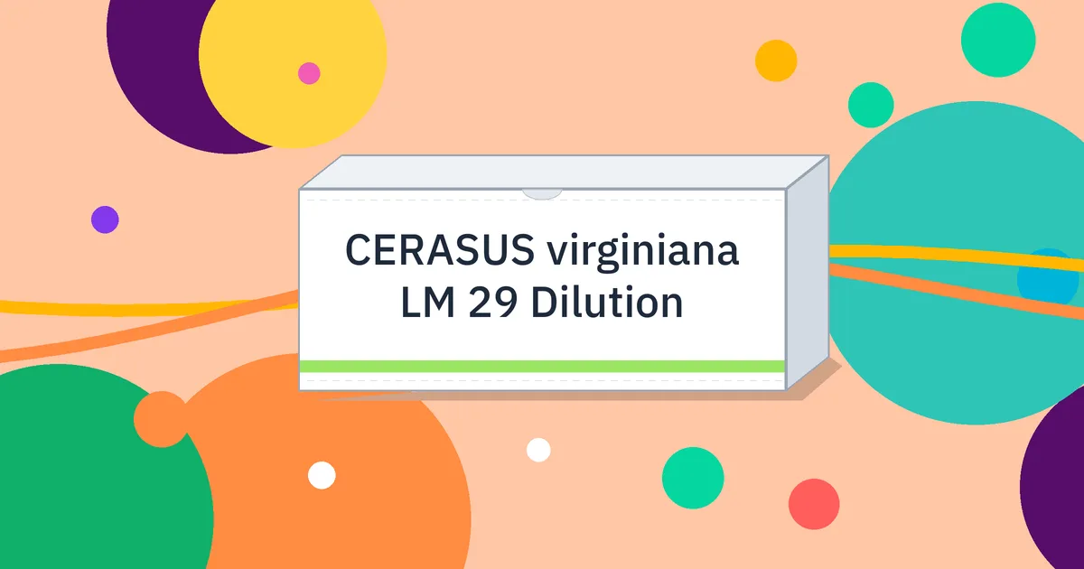 Symbolbild: Packung mit der Aufschrift CERASUS virginiana LM 29 Dilution (PZN 13436845) – Verfügbarkeit und Bezug in Apotheken in Frankfurt am Main