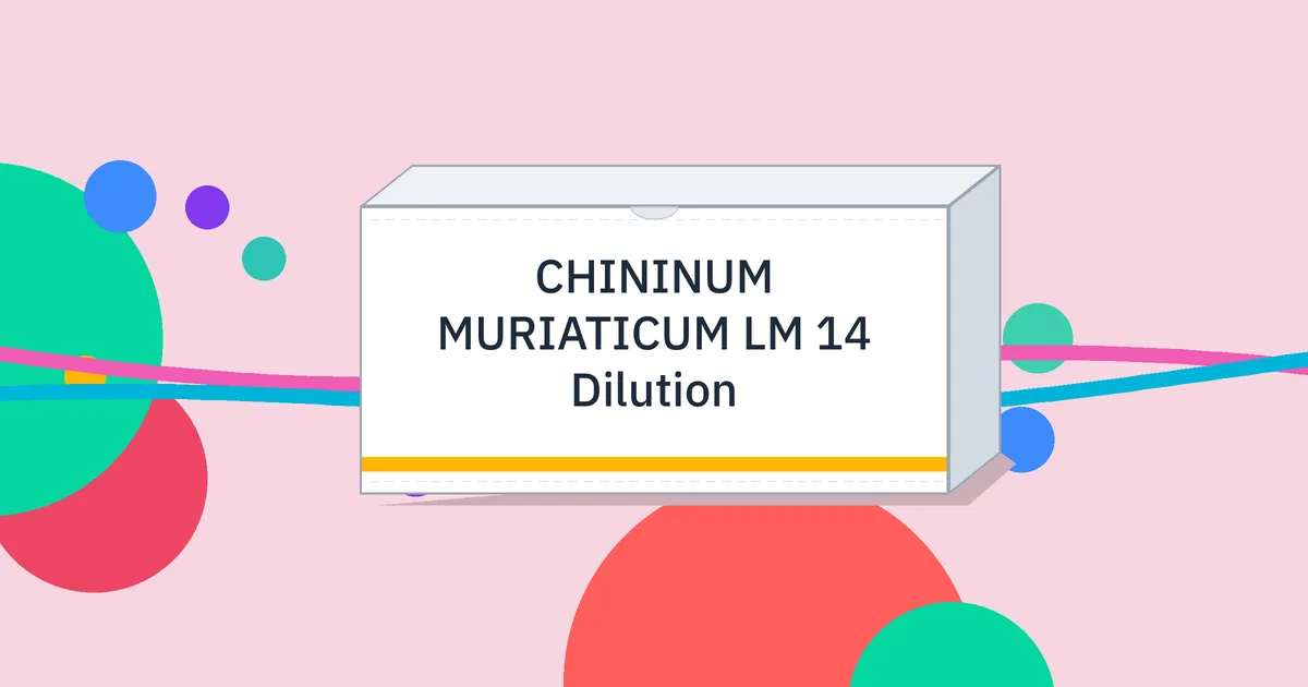 Symbolbild: Packung mit der Aufschrift CHININUM MURIATICUM LM 14 Dilution (PZN 12815144) – Verfügbarkeit und Bezug in Apotheken in Frankfurt am Main