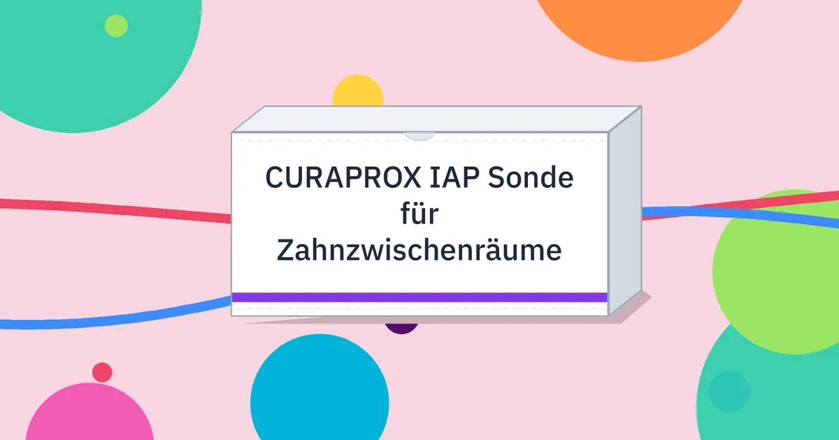 Symbolbild: Packung mit der Aufschrift CURAPROX IAP Sonde für Zahnzwischenräume (PZN 08746696) – Verfügbarkeit und Bezug in Apotheken in Frankfurt am Main
