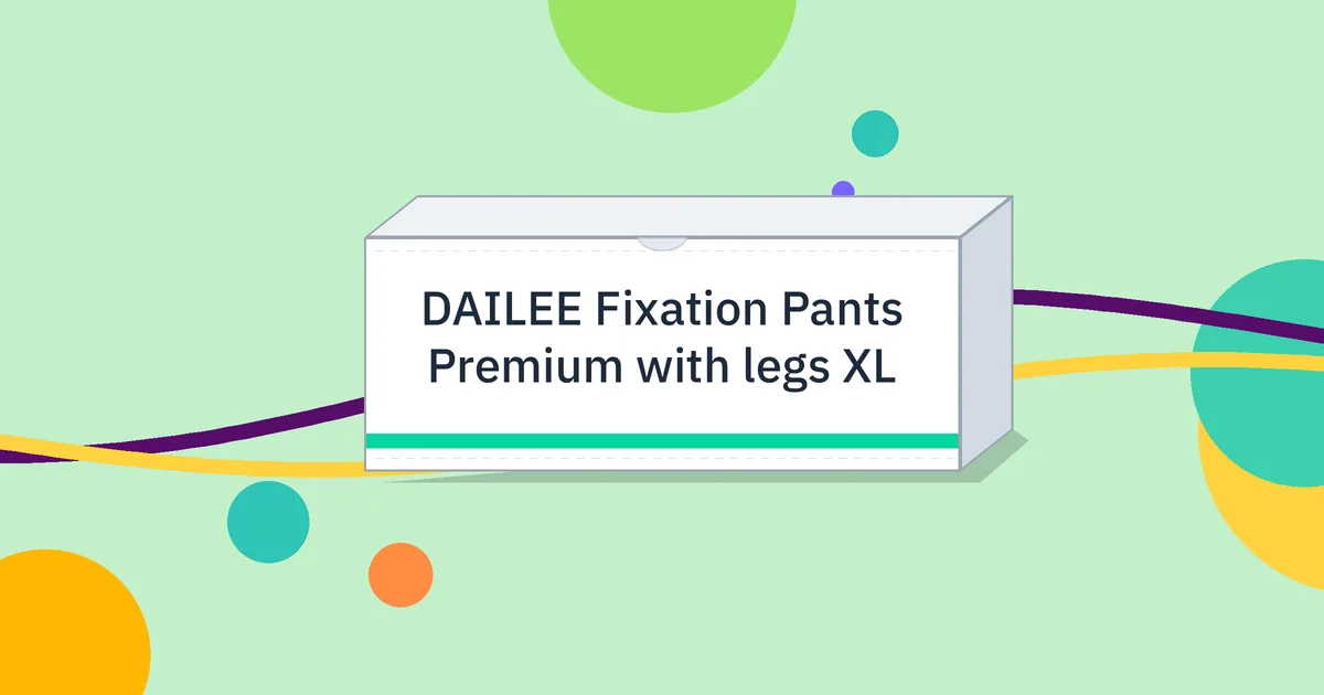 Symbolbild: Packung mit der Aufschrift DAILEE Fixation Pants Premium with legs XL (PZN 19125804) – Verfügbarkeit und Bezug in Apotheken in Frankfurt am Main