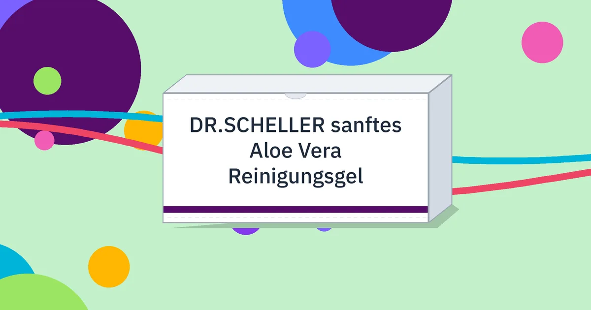 Symbolbild: Packung mit der Aufschrift DR.SCHELLER sanftes Aloe Vera Reinigungsgel (PZN 18271136) – Verfügbarkeit und Bezug in Apotheken in Frankfurt am Main
