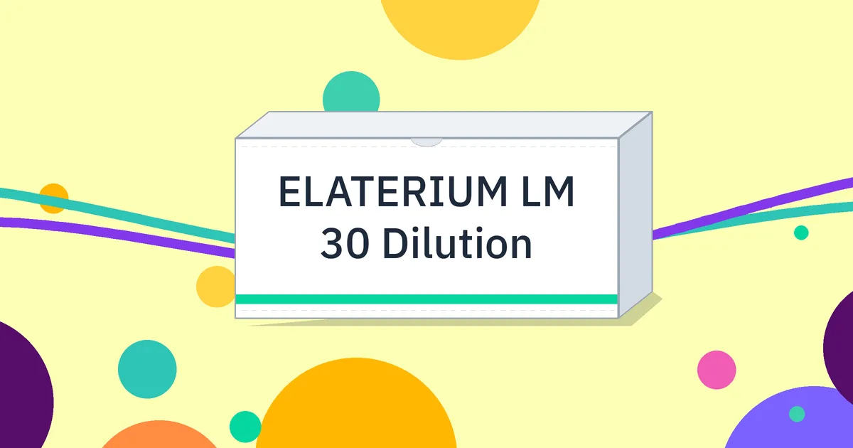 Symbolbild: Packung mit der Aufschrift ELATERIUM LM 30 Dilution (PZN 13470440) – Verfügbarkeit und Bezug in Apotheken in Frankfurt am Main
