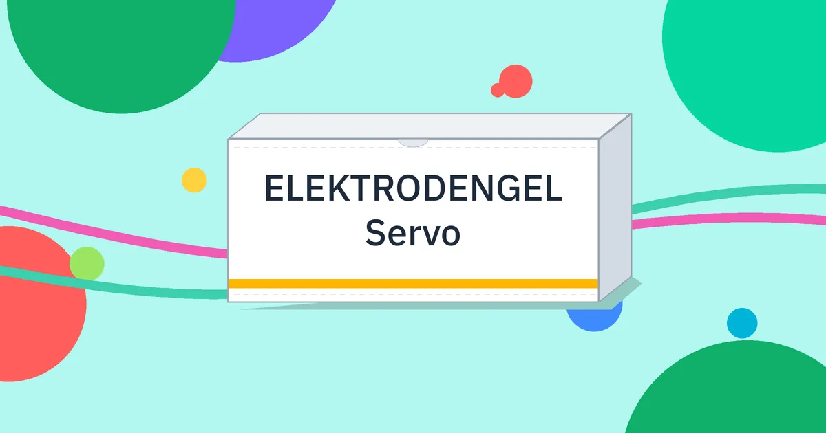 Symbolbild: Packung mit der Aufschrift ELEKTRODENGEL Servo (PZN 19306871) – Verfügbarkeit und Bezug in Apotheken in Frankfurt am Main