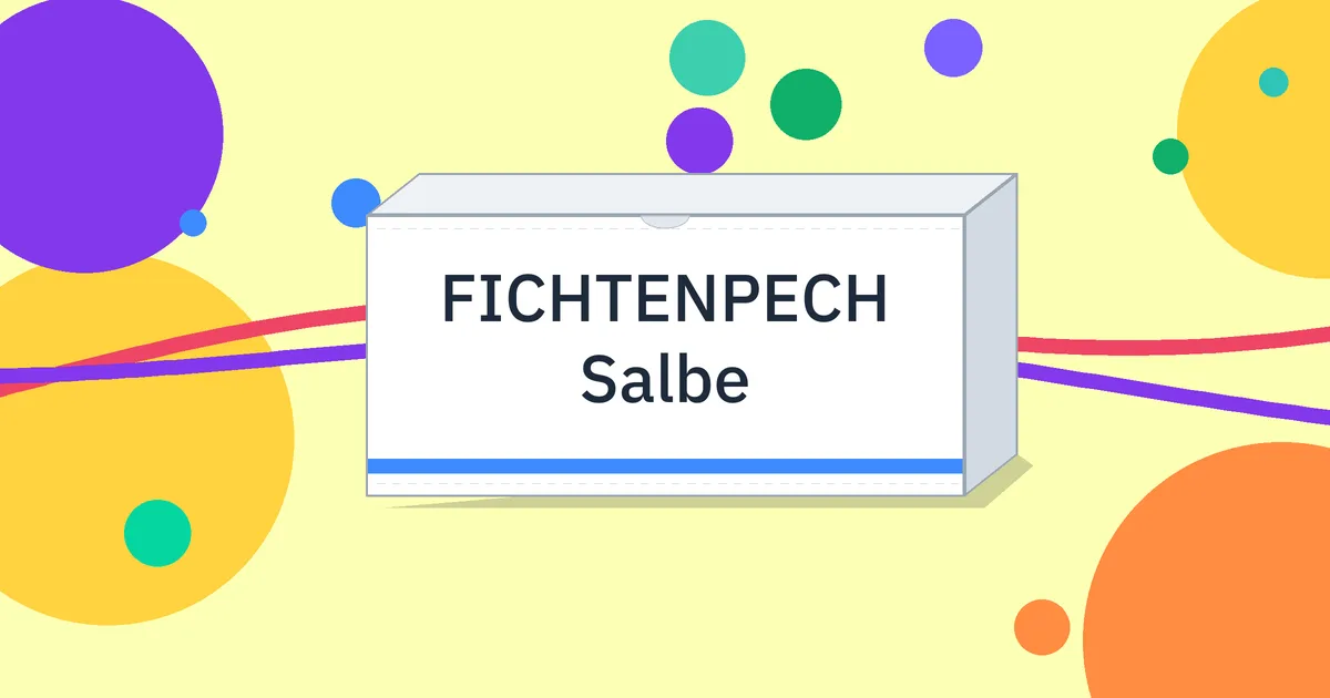 Symbolbild: Packung mit der Aufschrift FICHTENPECH Salbe (PZN 18452300) – Verfügbarkeit und Bezug in Apotheken in Frankfurt am Main