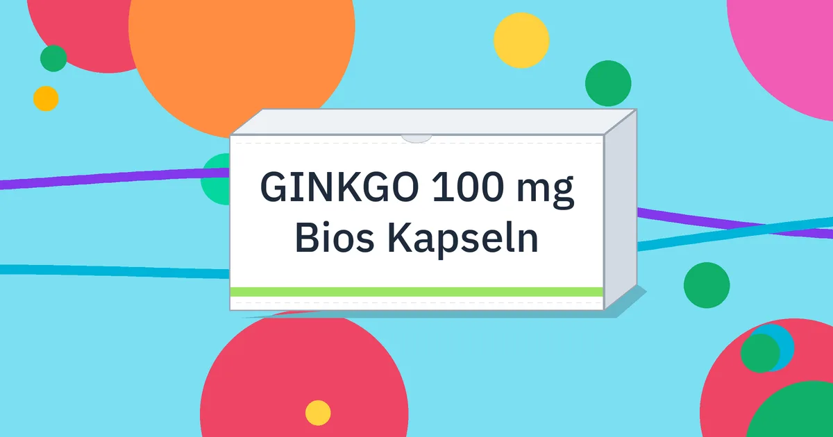 Symbolbild: Packung mit der Aufschrift GINKGO 100 mg Bios Kapseln (PZN 00966889) – Verfügbarkeit und Bezug in Apotheken in Frankfurt am Main