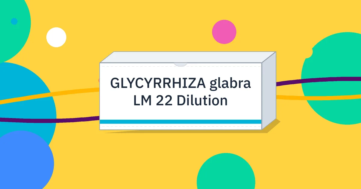 Symbolbild: Packung mit der Aufschrift GLYCYRRHIZA glabra LM 22 Dilution (PZN 12880957) – Verfügbarkeit und Bezug in Apotheken in Frankfurt am Main