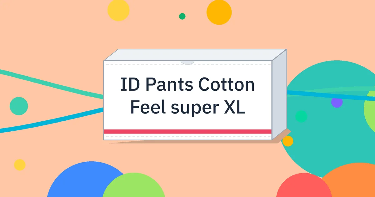 Symbolbild: Packung mit der Aufschrift ID Pants Cotton Feel super XL (PZN 16508249) – Verfügbarkeit und Bezug in Apotheken in Frankfurt am Main