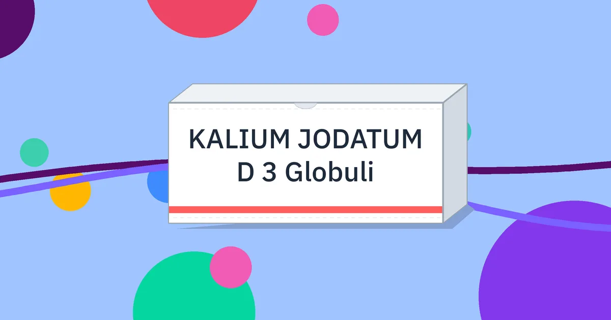 Symbolbild: Packung mit der Aufschrift KALIUM JODATUM D 3 Globuli (PZN 04222973) – Verfügbarkeit und Bezug in Apotheken in Frankfurt am Main