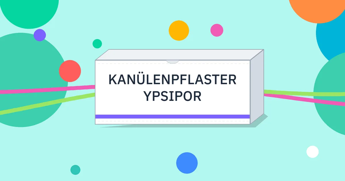 Symbolbild: Packung mit der Aufschrift KANÜLENPFLASTER YPSIPOR (PZN 01259651) – Verfügbarkeit und Bezug in Apotheken in Frankfurt am Main