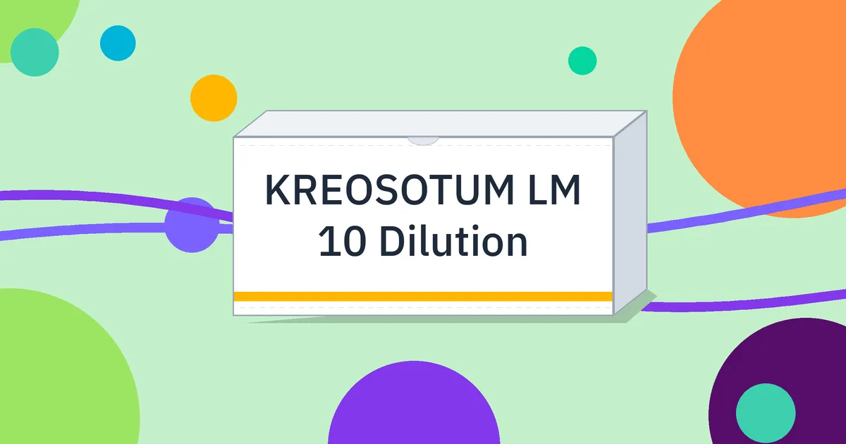 Symbolbild: Packung mit der Aufschrift KREOSOTUM LM 10 Dilution (PZN 12928049) – Verfügbarkeit und Bezug in Apotheken in Frankfurt am Main