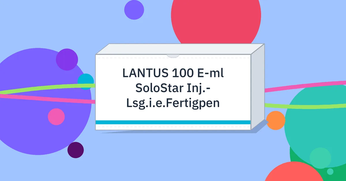 Symbolbild: Packung mit der Aufschrift LANTUS 100 E-ml SoloStar Inj.-Lsg.i.e.Fertigpen (PZN 17386713) – Verfügbarkeit und Bezug in Apotheken in Frankfurt am Main