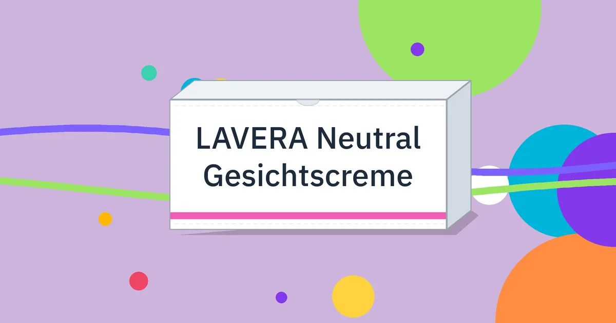 Symbolbild: Packung mit der Aufschrift LAVERA Neutral Gesichtscreme (PZN 14024553) – Verfügbarkeit und Bezug in Apotheken in Frankfurt am Main