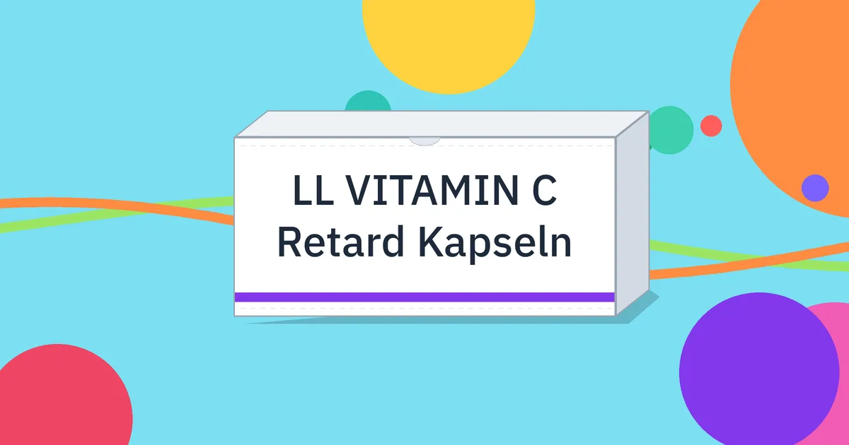 Symbolbild: Packung mit der Aufschrift LL VITAMIN C Retard Kapseln (PZN 20169847) – Verfügbarkeit und Bezug in Apotheken in Frankfurt am Main