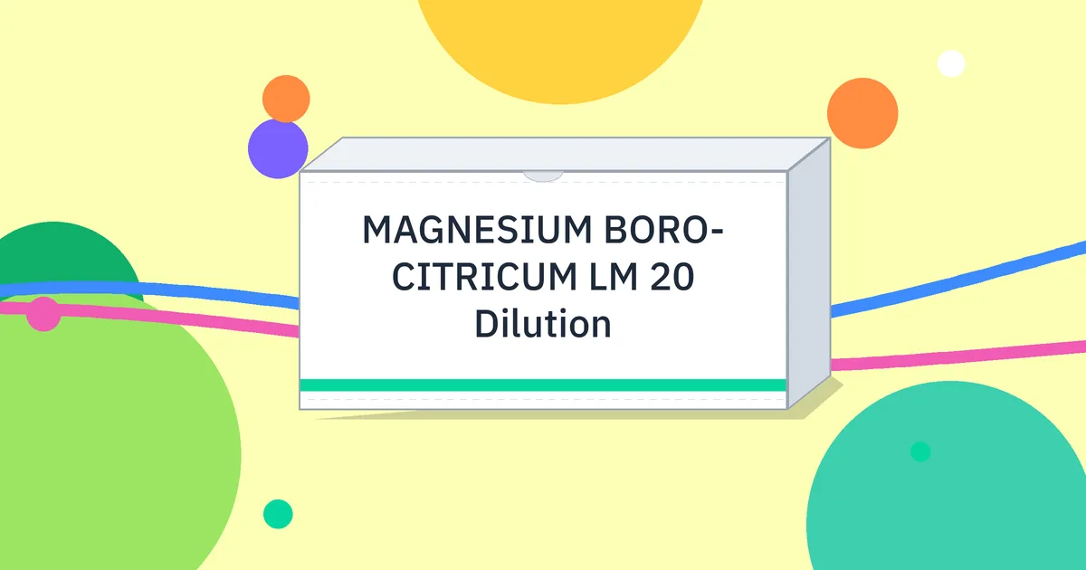 Symbolbild: Packung mit der Aufschrift MAGNESIUM BORO-CITRICUM LM 20 Dilution (PZN 12936681) – Verfügbarkeit und Bezug in Apotheken in Frankfurt am Main