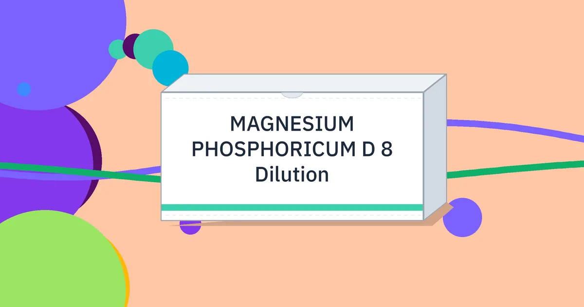 Symbolbild: Packung mit der Aufschrift MAGNESIUM PHOSPHORICUM D 8 Dilution (PZN 01777848) – Verfügbarkeit und Bezug in Apotheken in Frankfurt am Main