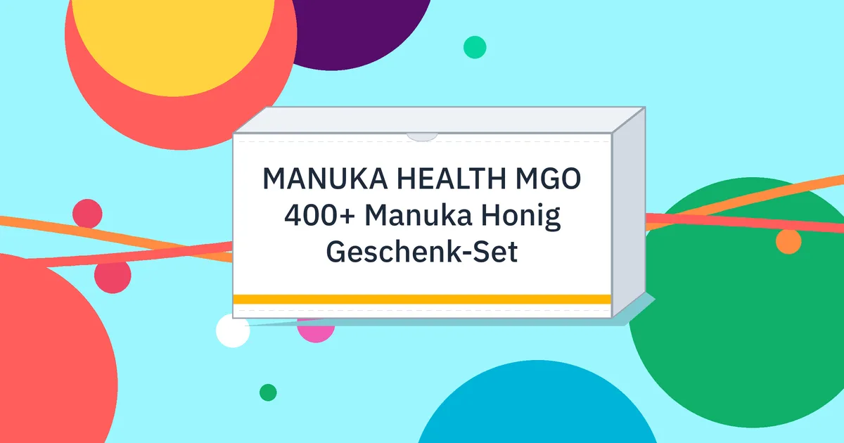 Symbolbild: Packung mit der Aufschrift MANUKA HEALTH MGO 400+ Manuka Honig Geschenk-Set (PZN 20133507) – Verfügbarkeit und Bezug in Apotheken in Frankfurt am Main
