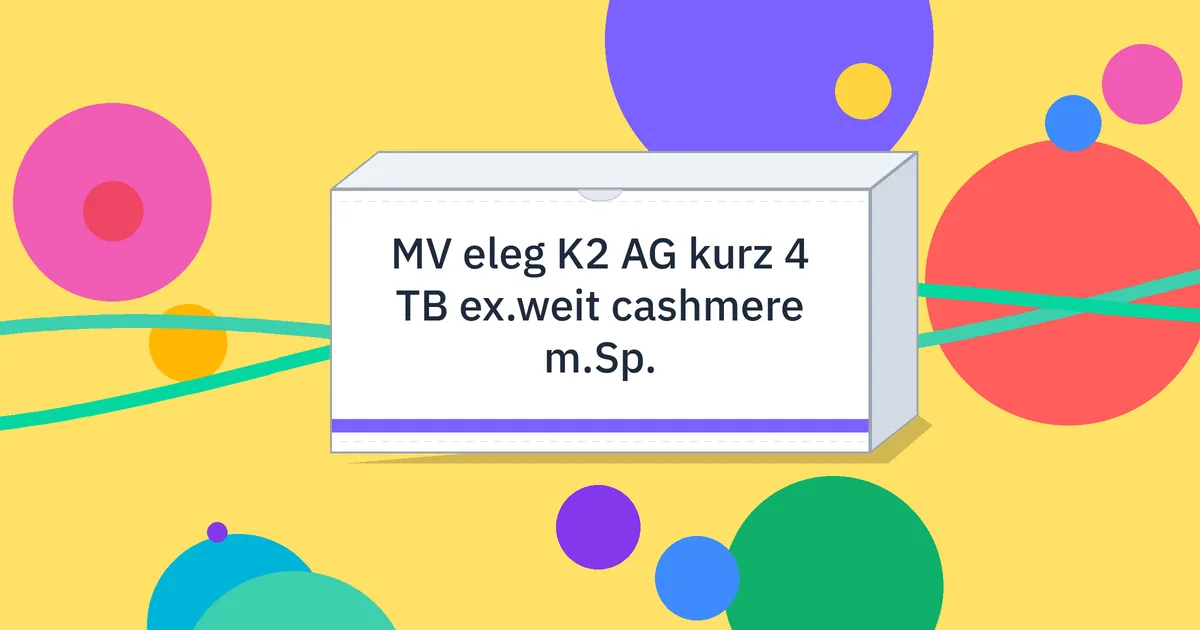 Symbolbild: Packung mit der Aufschrift MV eleg K2 AG kurz 4 TB ex.weit cashmere m.Sp. (PZN 15273620) – Verfügbarkeit und Bezug in Apotheken in Frankfurt am Main