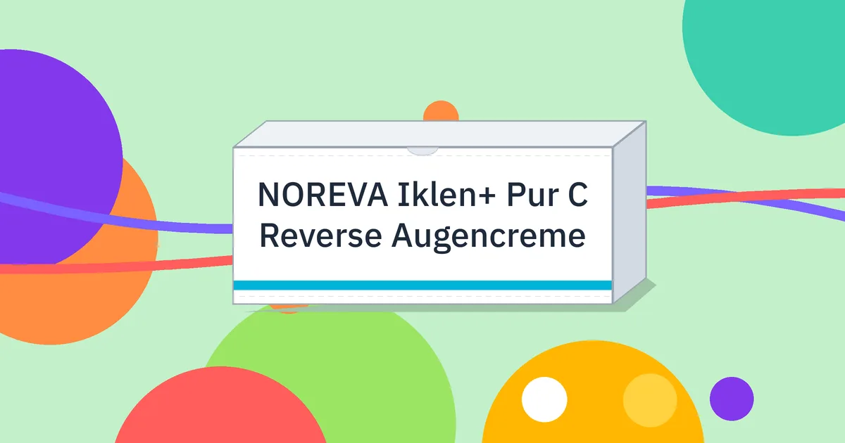 Symbolbild: Packung mit der Aufschrift NOREVA Iklen+ Pur C Reverse Augencreme (PZN 16913895) – Verfügbarkeit und Bezug in Apotheken in Frankfurt am Main