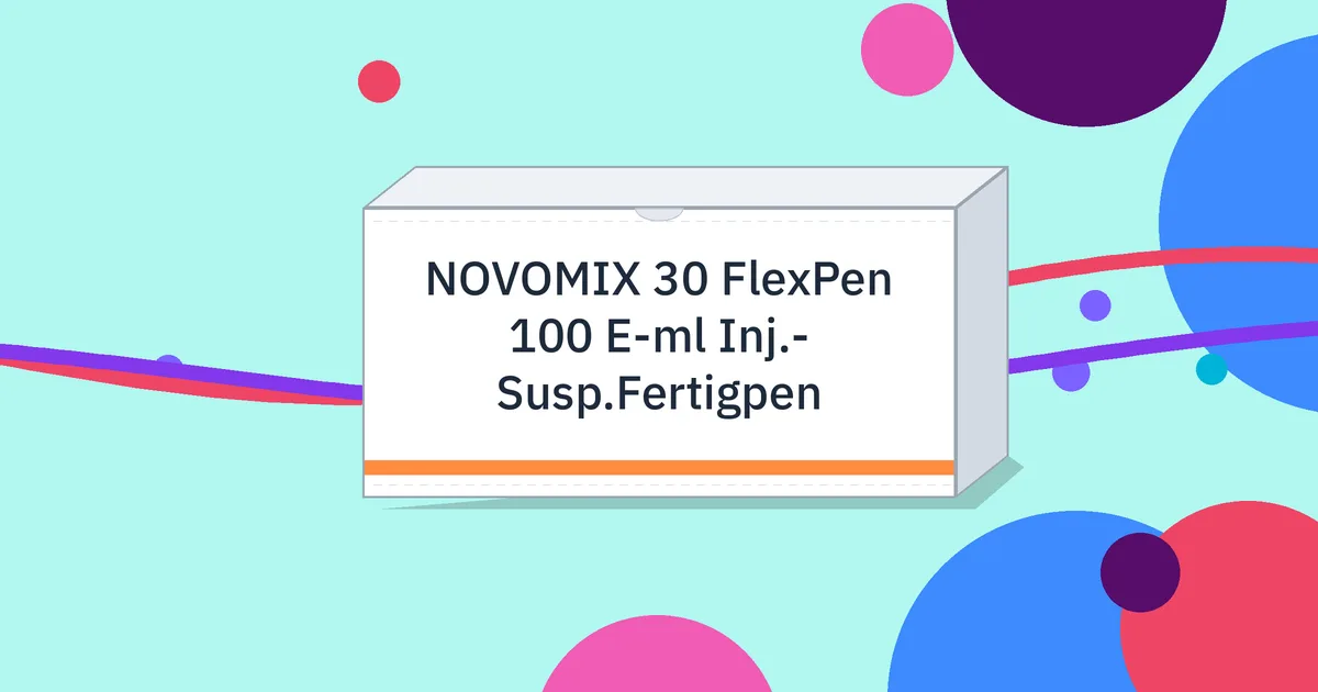 Symbolbild: Packung mit der Aufschrift NOVOMIX 30 FlexPen 100 E-ml Inj.-Susp.Fertigpen (PZN 19776737) – Verfügbarkeit und Bezug in Apotheken in Frankfurt am Main