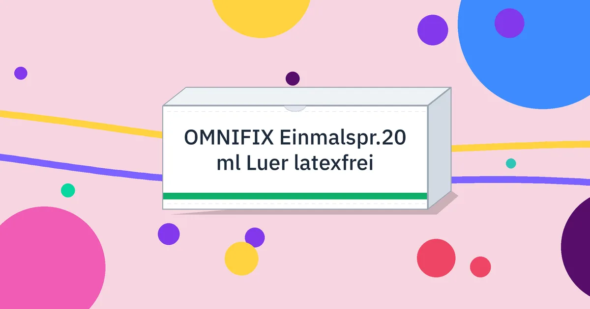 Symbolbild: Packung mit der Aufschrift OMNIFIX Einmalspr.20 ml Luer latexfrei (PZN 18322112) – Verfügbarkeit und Bezug in Apotheken in Frankfurt am Main