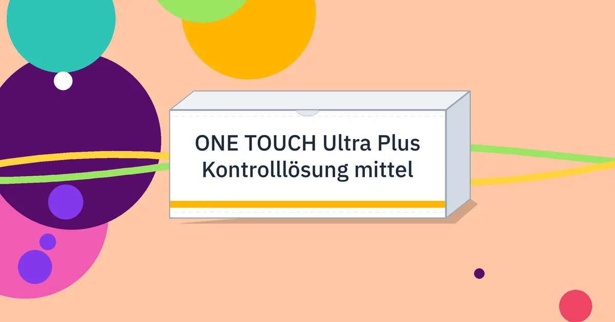 Symbolbild: Packung mit der Aufschrift ONE TOUCH Ultra Plus Kontrolllösung mittel (PZN 13881539) – Verfügbarkeit und Bezug in Apotheken in Frankfurt am Main
