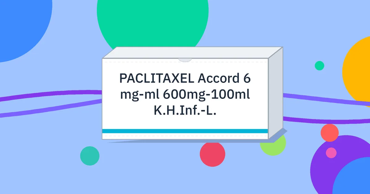 Symbolbild: Packung mit der Aufschrift PACLITAXEL Accord 6 mg-ml 600mg-100ml K.H.Inf.-L. (PZN 02453579) – Verfügbarkeit und Bezug in Apotheken in Frankfurt am Main