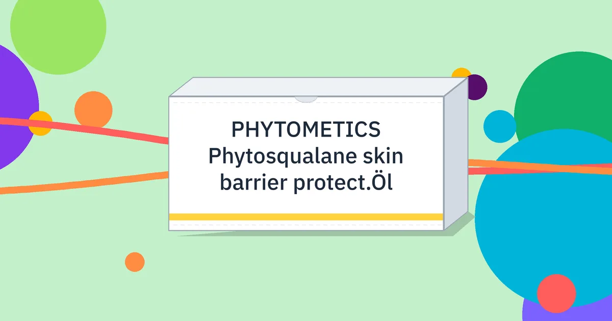Symbolbild: Packung mit der Aufschrift PHYTOMETICS Phytosqualane skin barrier protect.Öl (PZN 19117650) – Verfügbarkeit und Bezug in Apotheken in Frankfurt am Main