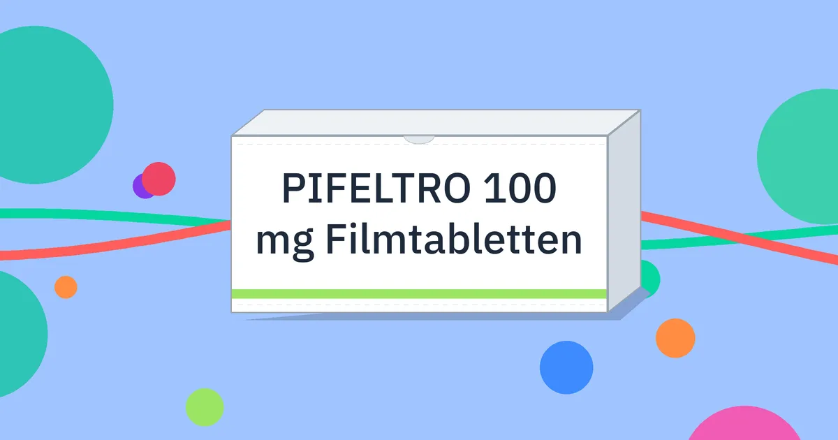Symbolbild: Packung mit der Aufschrift PIFELTRO 100 mg Filmtabletten (PZN 16487607) – Verfügbarkeit und Bezug in Apotheken in Frankfurt am Main