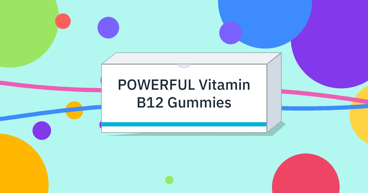 Symbolbild: Packung mit der Aufschrift POWERFUL Vitamin B12 Gummies (PZN 18825847) – Verfügbarkeit und Bezug in Apotheken in Frankfurt am Main