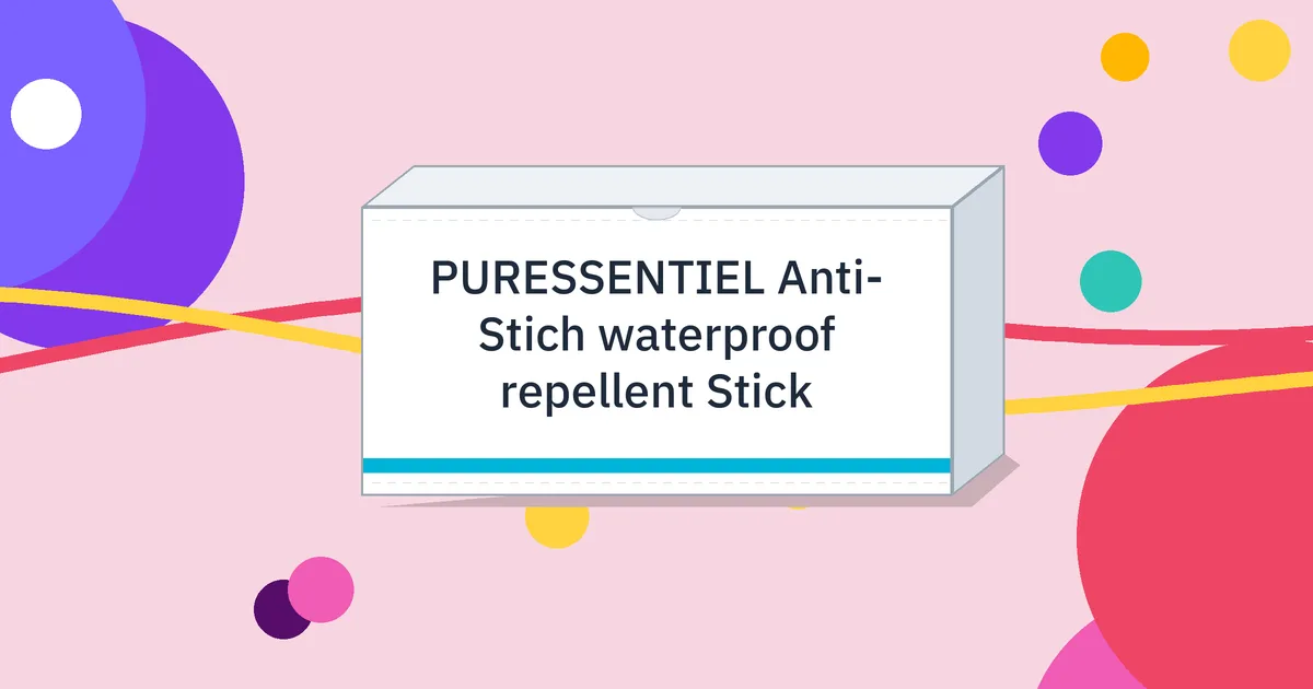 Symbolbild: Packung mit der Aufschrift PURESSENTIEL Anti-Stich waterproof repellent Stick (PZN 18899490) – Verfügbarkeit und Bezug in Apotheken in Frankfurt am Main