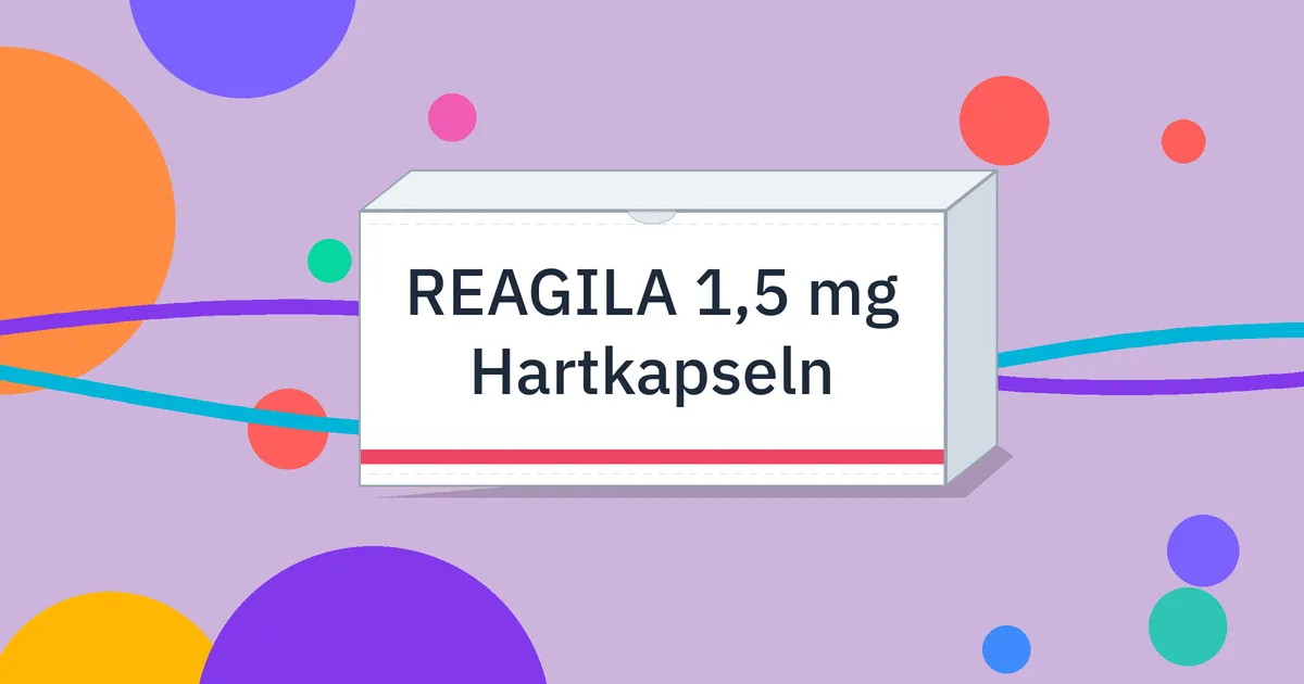 Symbolbild: Packung mit der Aufschrift REAGILA 1,5 mg Hartkapseln (PZN 16596963) – Verfügbarkeit und Bezug in Apotheken in Frankfurt am Main