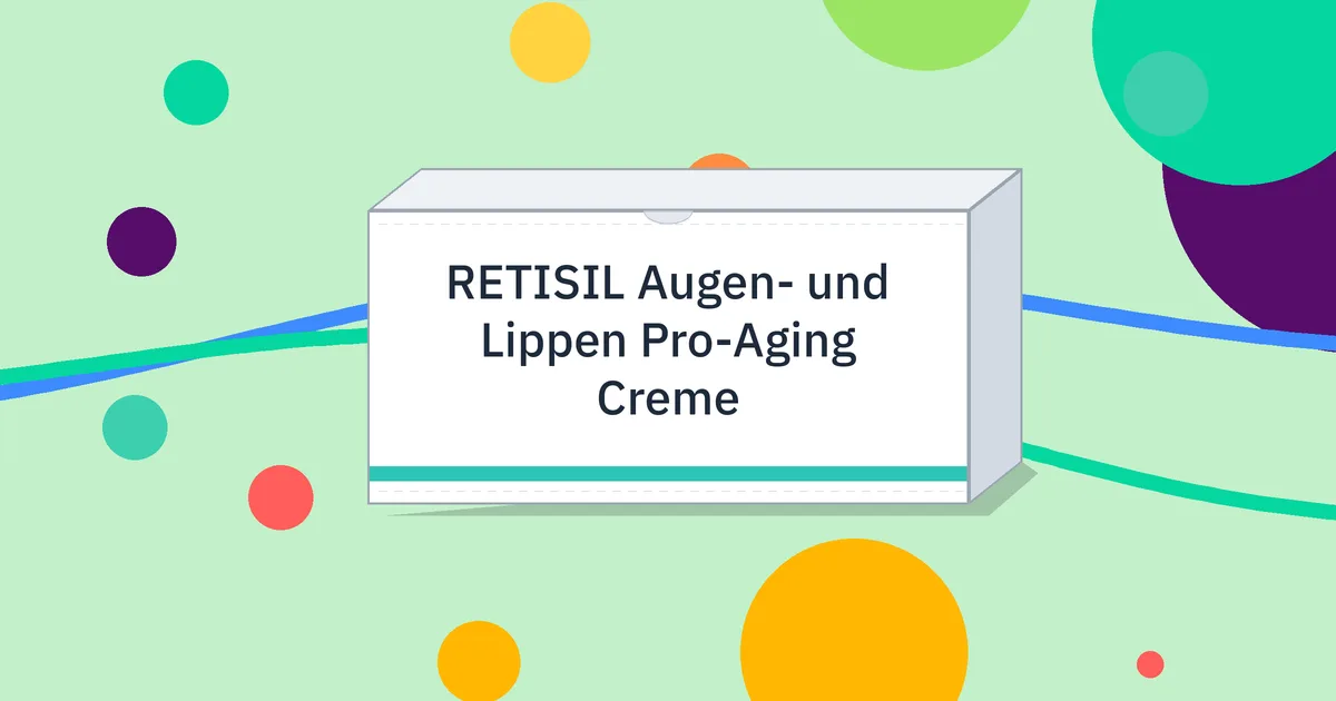 Symbolbild: Packung mit der Aufschrift RETISIL Augen- und Lippen Pro-Aging Creme (PZN 19470205) – Verfügbarkeit und Bezug in Apotheken in Frankfurt am Main