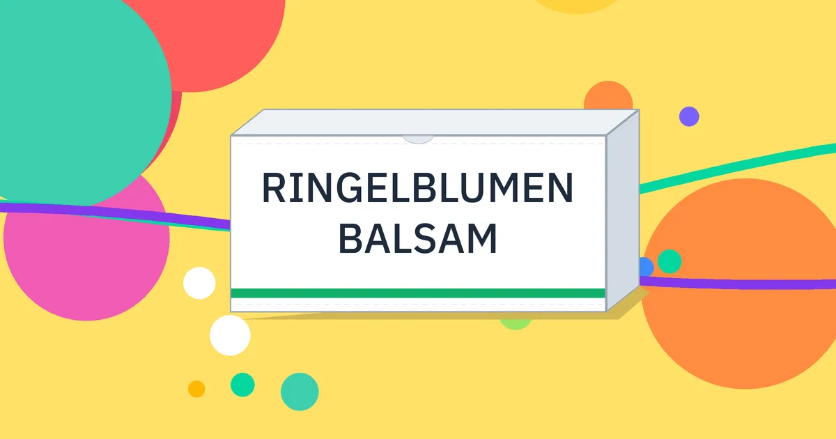 Symbolbild: Packung mit der Aufschrift RINGELBLUMEN BALSAM (PZN 04908682) – Verfügbarkeit und Bezug in Apotheken in Frankfurt am Main