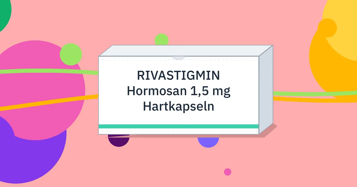 Symbolbild: Packung mit der Aufschrift RIVASTIGMIN Hormosan 1,5 mg Hartkapseln (PZN 09724030) – Verfügbarkeit und Bezug in Apotheken in Frankfurt am Main