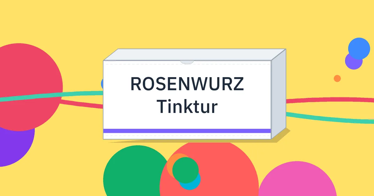 Symbolbild: Packung mit der Aufschrift ROSENWURZ Tinktur (PZN 18880214) – Verfügbarkeit und Bezug in Apotheken in Frankfurt am Main