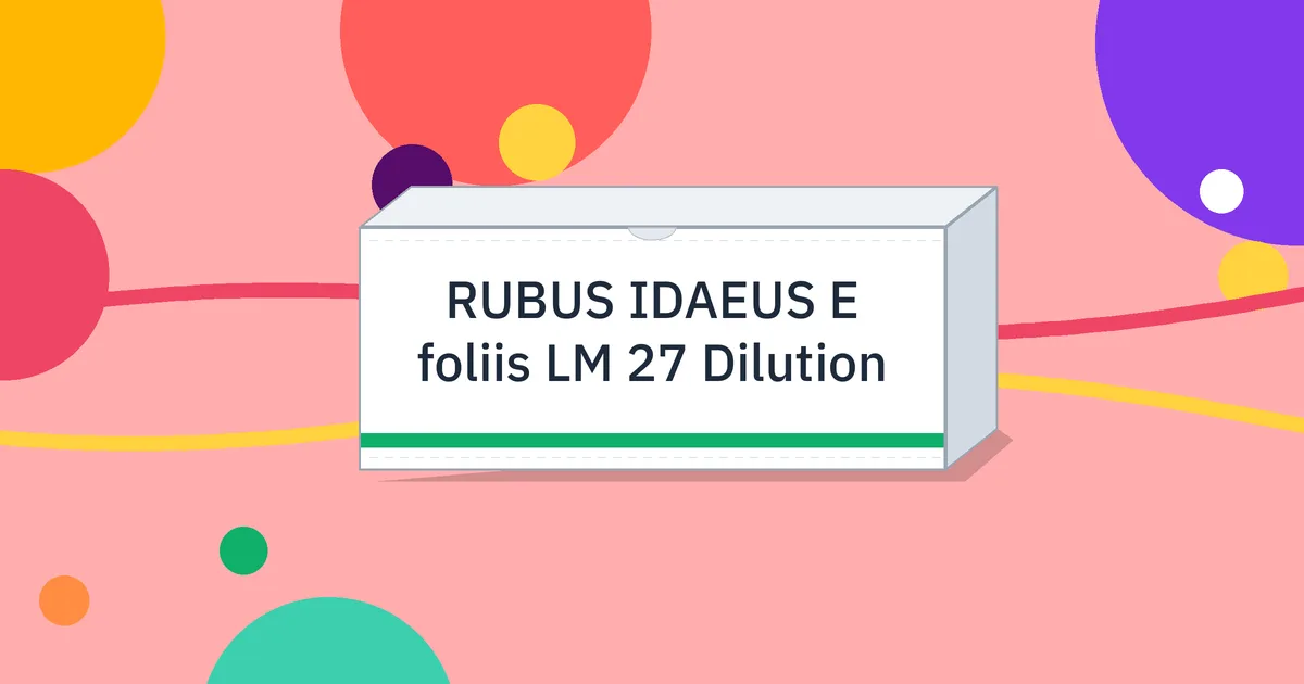 Symbolbild: Packung mit der Aufschrift RUBUS IDAEUS E foliis LM 27 Dilution (PZN 13681993) – Verfügbarkeit und Bezug in Apotheken in Frankfurt am Main
