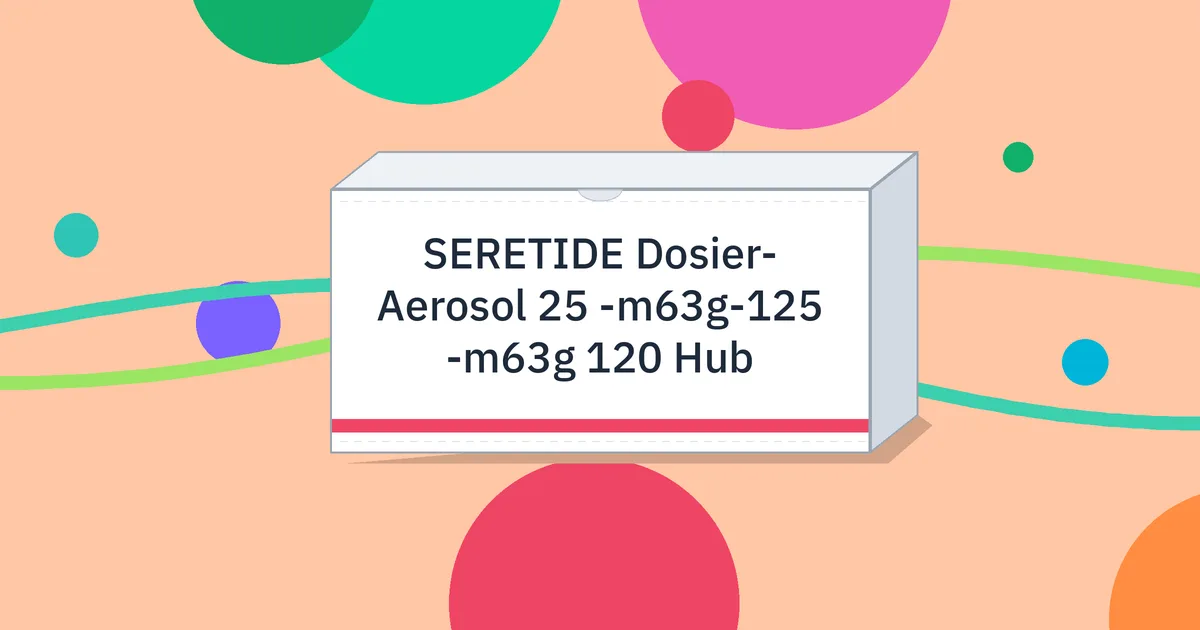 Symbolbild: Packung mit der Aufschrift SERETIDE Dosier-Aerosol 25 -m63g-125 -m63g 120 Hub (PZN 18739705) – Verfügbarkeit und Bezug in Apotheken in Frankfurt am Main