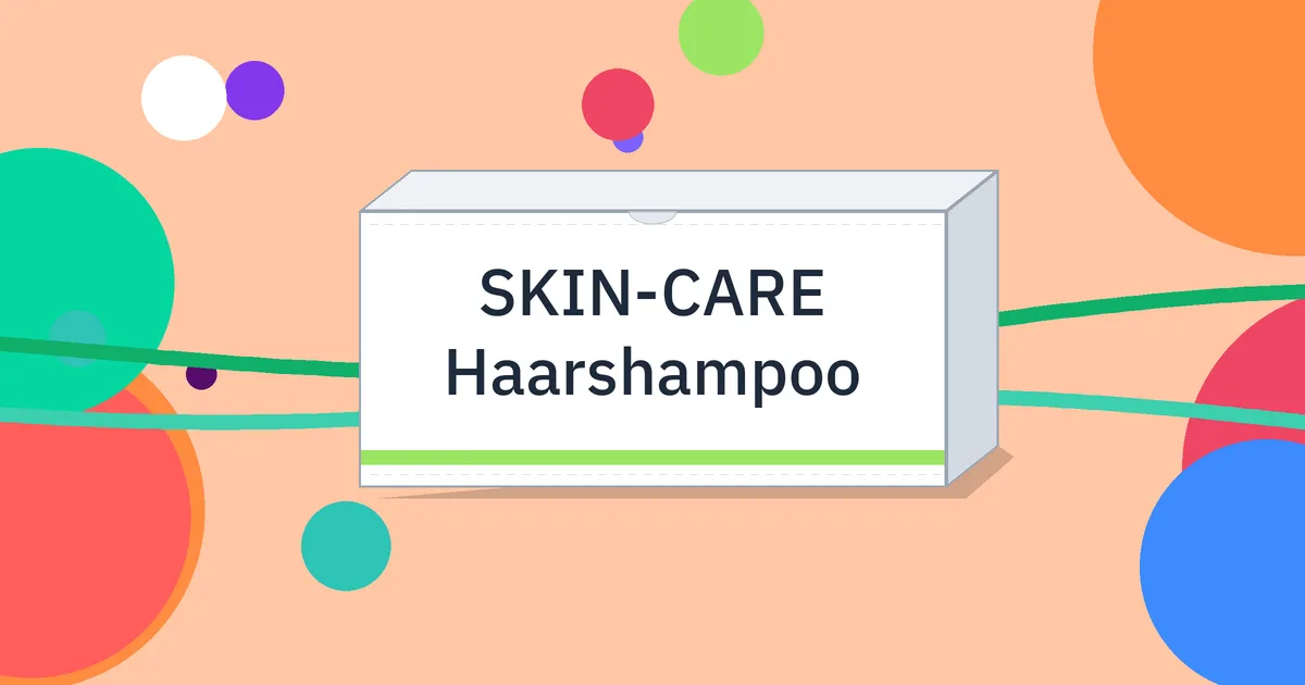 Symbolbild: Packung mit der Aufschrift SKIN-CARE Haarshampoo (PZN 15372405) – Verfügbarkeit und Bezug in Apotheken in Frankfurt am Main