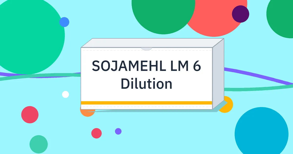 Symbolbild: Packung mit der Aufschrift SOJAMEHL LM 6 Dilution (PZN 13680752) – Verfügbarkeit und Bezug in Apotheken in Frankfurt am Main